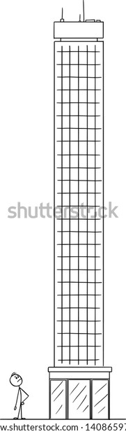 Vector Cartoon Stick Figure Drawing Conceptual Stock Vector (Royalty ...