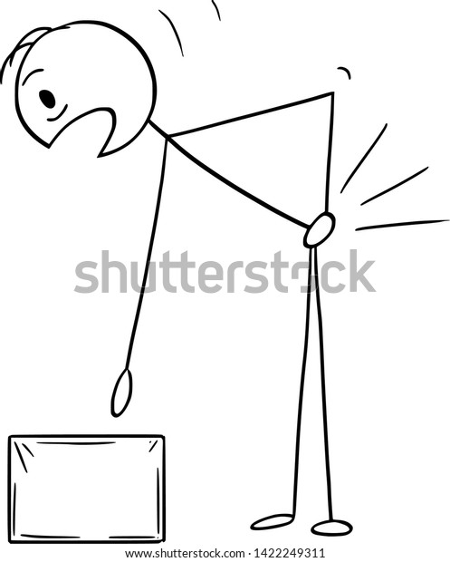 Vector Cartoon Stick Figure Drawing Conceptual Stock Vector (Royalty ...