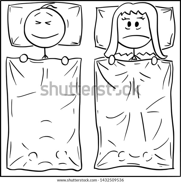 Vector Cartoon Stick Figure Drawing Conceptual Stock Vector (Royalty ...