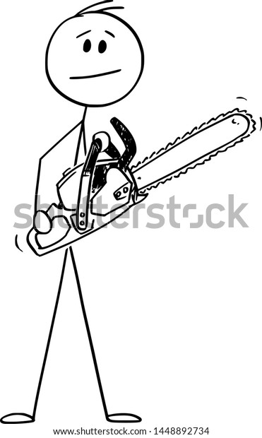 Vector Cartoon Stick Figure Drawing Conceptual Stock Vector (Royalty ...