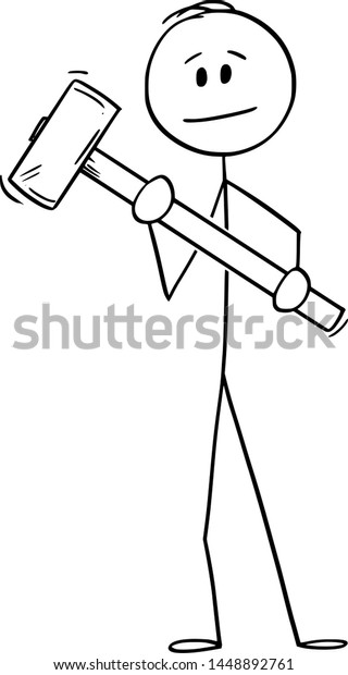 Vector Cartoon Stick Figure Drawing Conceptual: เวกเตอร์สต็อก (ปลอดค่า ...