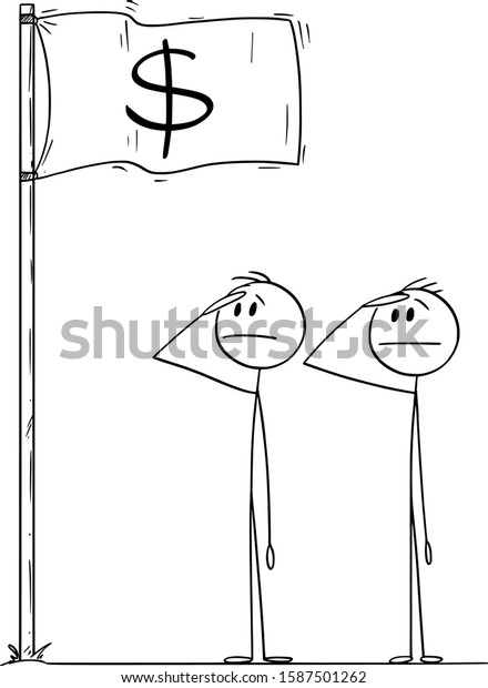 Vector Cartoon Stick Figure Drawing Conceptual Stock Vector (Royalty ...