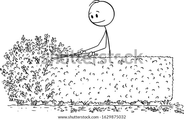 Vector Cartoon Stick Figure Drawing Conceptual Stock Vector (Royalty ...