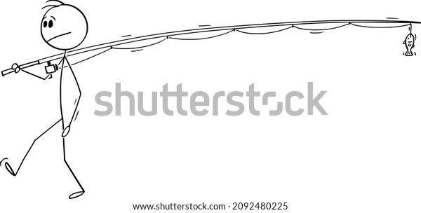 Vector Cartoon Stick Figure Drawing Conceptual Stock Vector (Royalty ...