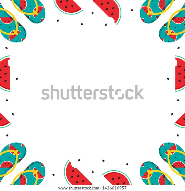 Vector Cartoon Style Frame Card Template: เวกเตอร์สต็อก (ปลอดค่า ...