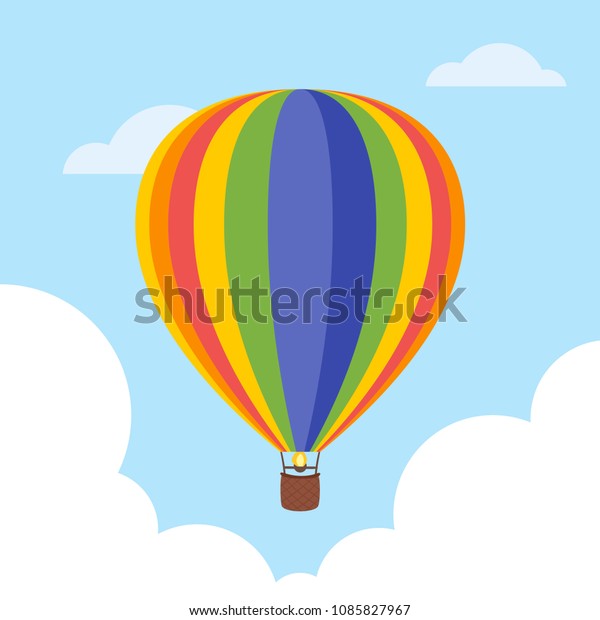 Vector Cartoon Style Illustration Hot Air Stock Vector (Royalty Free ...