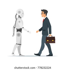 1,360 Humans vs robots Images, Stock Photos & Vectors | Shutterstock