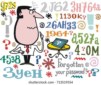 340 Forgotten password Images, Stock Photos & Vectors | Shutterstock