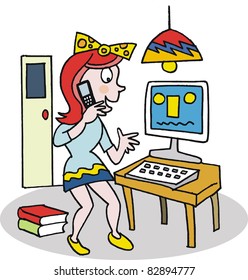 Bookkeeper: ilustración de stock 614340 | Shutterstock