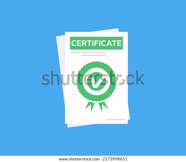 Vector Certificate Object Outline Symbol Logo: เวกเตอร์สต็อก (ปลอดค่า ...