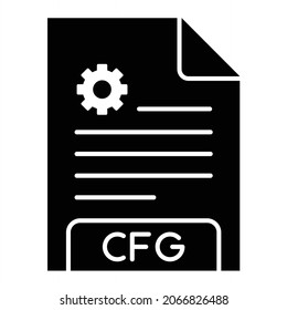 Vector Cfg Glyph Icon Design Stock Vector (Royalty Free) 2066826488 ...