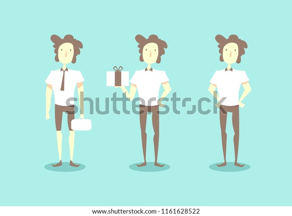Vector Character Design Illustrations Stock Vector (Royalty Free ...
