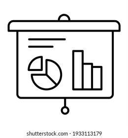 Vector Chart Outline Icon Design Stock Vector (Royalty Free) 1933113179 ...