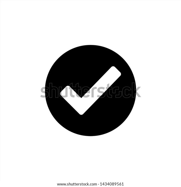 Vector Check Mark Icon Symbol Check : image vectorielle de stock (libre ...
