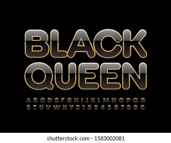 Vector Gold Silver Alphabet Premium Metallic Stock Vector (Royalty Free ...