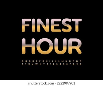 236 Golden Hour Font Images, Stock Photos & Vectors | Shutterstock