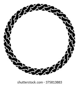 Vector Circle Frame Isolated Stock Vector (Royalty Free) 375813883 ...