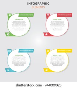 Vector Circle Info Graphic: vector de stock (libre de regalías ...