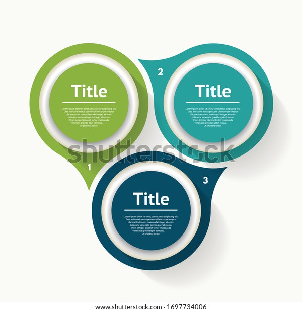 Vector Circle Infographic Template Diagram Graph Stock Vector (Royalty ...