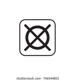Do Not Wetclean Outline Vector Icon: เวกเตอร์สต็อก (ปลอดค่าลิขสิทธิ์ ...
