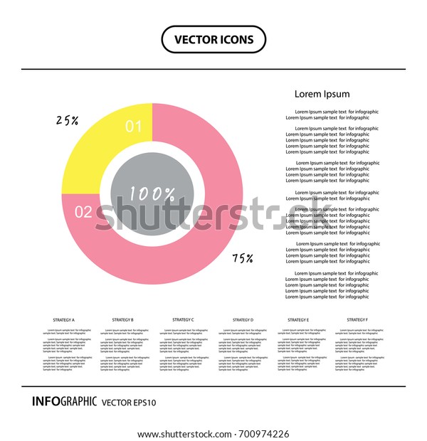 Vector Circle Percentage Diagram Chart Stock Vector (Royalty Free ...