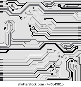 Vector Circuit Board Illustration Stock Vector (Royalty Free) 476843815 ...