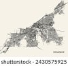 1,054 Cleveland Map Stock Vectors and Vector Art | Shutterstock