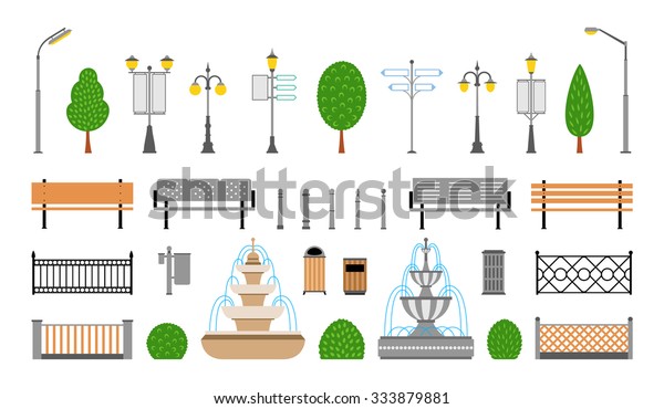 Vector City Street Urban Elements Icon: เวกเตอร์สต็อก (ปลอดค่าลิขสิทธิ์ ...