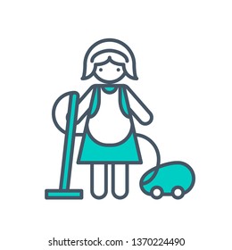 3,524 Cleaning Staff Icon Images, Stock Photos & Vectors | Shutterstock