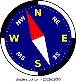 Vector Clip Art Graphics Compass Stock Vector (Royalty Free) 2032622090 ...
