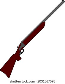 Vector Clip Art Graphics Hunting Rifle Stock Vector (Royalty Free ...