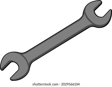 Vector Clip Art Image Wrench Stock Vector (Royalty Free) 2029566104 ...
