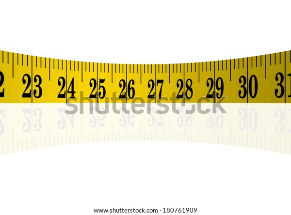 Vector Cloth Measure Measuring Tape 3d Stock Vector (Royalty Free ...