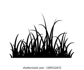 Vector Clump Grass Isolated On White: vector de stock (libre de ...
