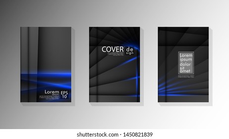 Vector Collection Book Cover Backgrounds Eps Stock Vector (Royalty Free ...
