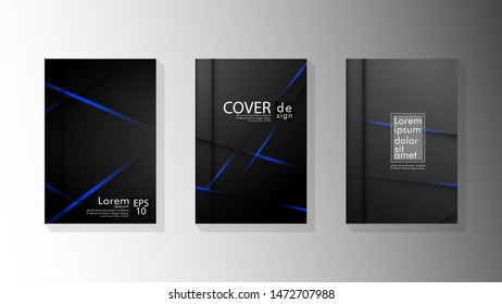 Vector Collection Book Cover Backgrounds Eps Stock Vector (Royalty Free ...
