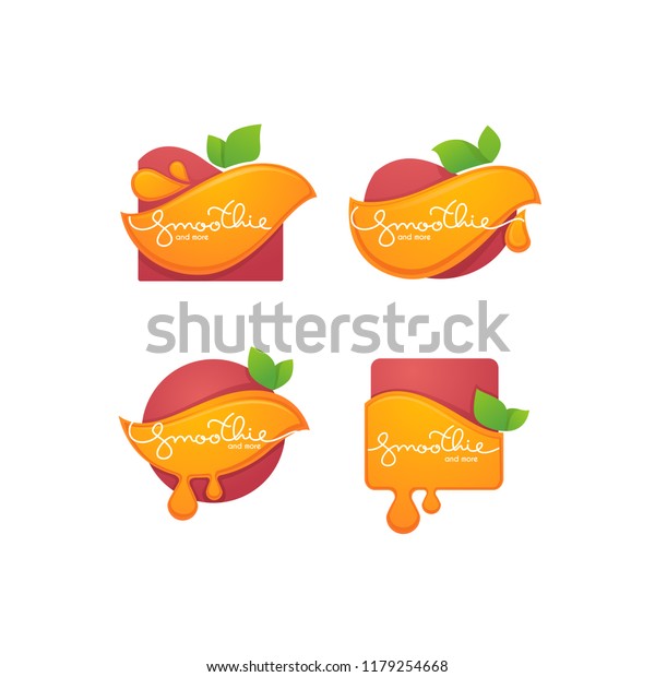 Vector Collection Bright Shine Stickers Emblems Stock Vector (Royalty ...