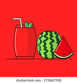Vector Collection Fruit Juice Line Art Stock Vector (Royalty Free ...