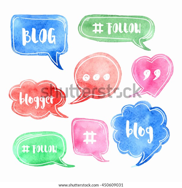 625 Conversation Watercolor Stock Vectors, Images & Vector Art ...