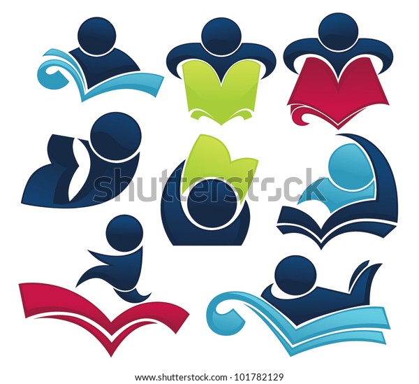 Vector Collection Studying Symbols Education Icons Stock Vector ...