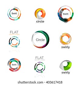 Vector Collection Various Circle Logos: เวกเตอร์สต็อก (ปลอดค่าลิขสิทธิ์ ...