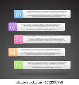 Vector Color Infographic Labels Many Options Stock Vector (Royalty Free ...