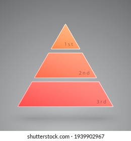 128 3 step pyramid with target Images, Stock Photos & Vectors ...