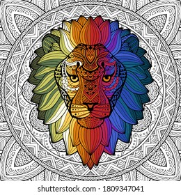 1,597 Multi colored lion Images, Stock Photos & Vectors | Shutterstock