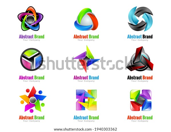Vector Color Logo Corporate Identity Icon Stock Vector (Royalty Free ...