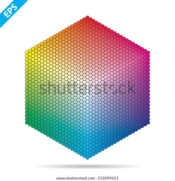 Vector Color Palette 1261 Different Colors Stock Vector (Royalty Free ...