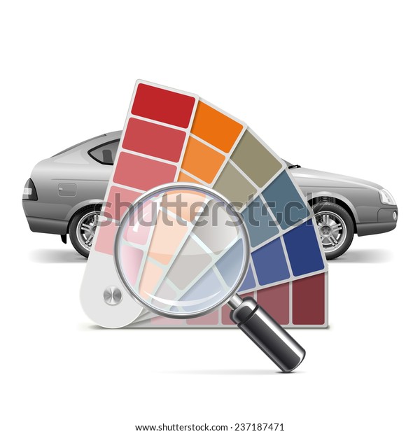 Vector Color Palette Car: vector de stock (libre de regalías) 237187471 ...