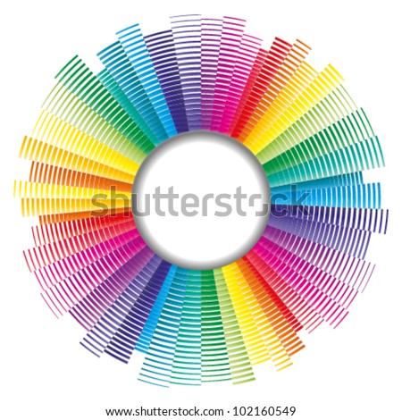 Vector Color Palette Color Spectrum Stock Vector (Royalty Free ...