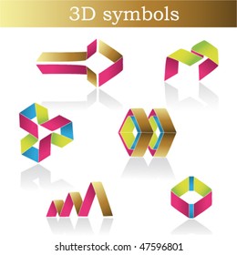 Vector Color Symbols Stock Vector (Royalty Free) 47596801 | Shutterstock