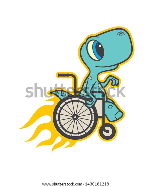 Vector Colored Sign Sticker Handicap Baby Stock Vector (Royalty Free ...